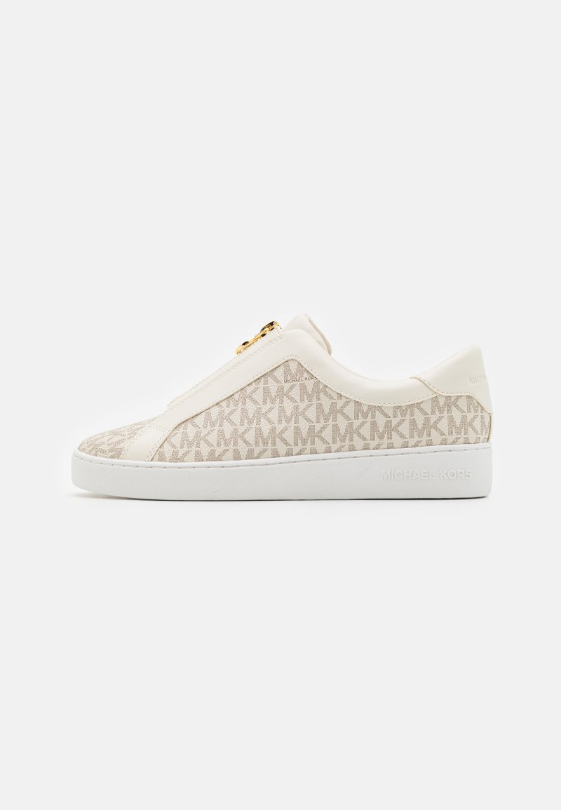MICHAEL Michael Kors KEATON ZIP SLIP ON - Trainers - vanilla/off-white ...