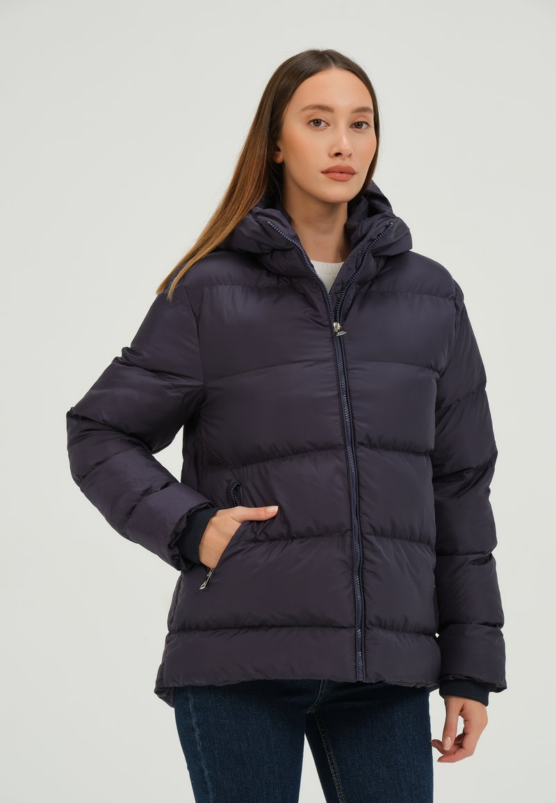 Basics and More Winter coat - navy/dark blue - Zalando.ie
