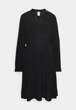YAS YASJULIATTA L/S LACE DRESS - Freizeitkleid - black/schwarz - Zalando.ch