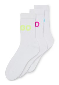 HUGO 3P QS NEON LOGO CC - Șosete - white/alb - Zalando.ro