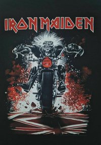 rockshirts IRON MAIDEN EDDIE BIKER - Print T-shirt - black - Zalando