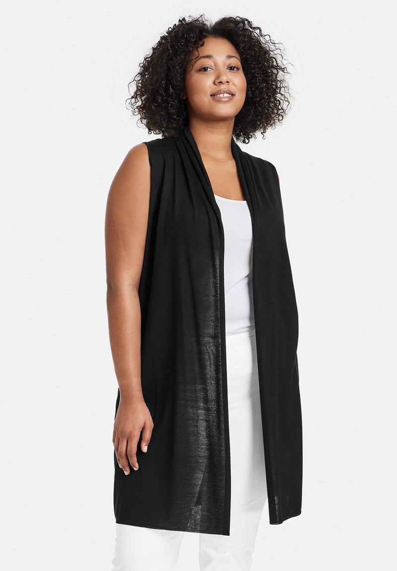 Samoon Waistcoat - black - Zalando.ie
