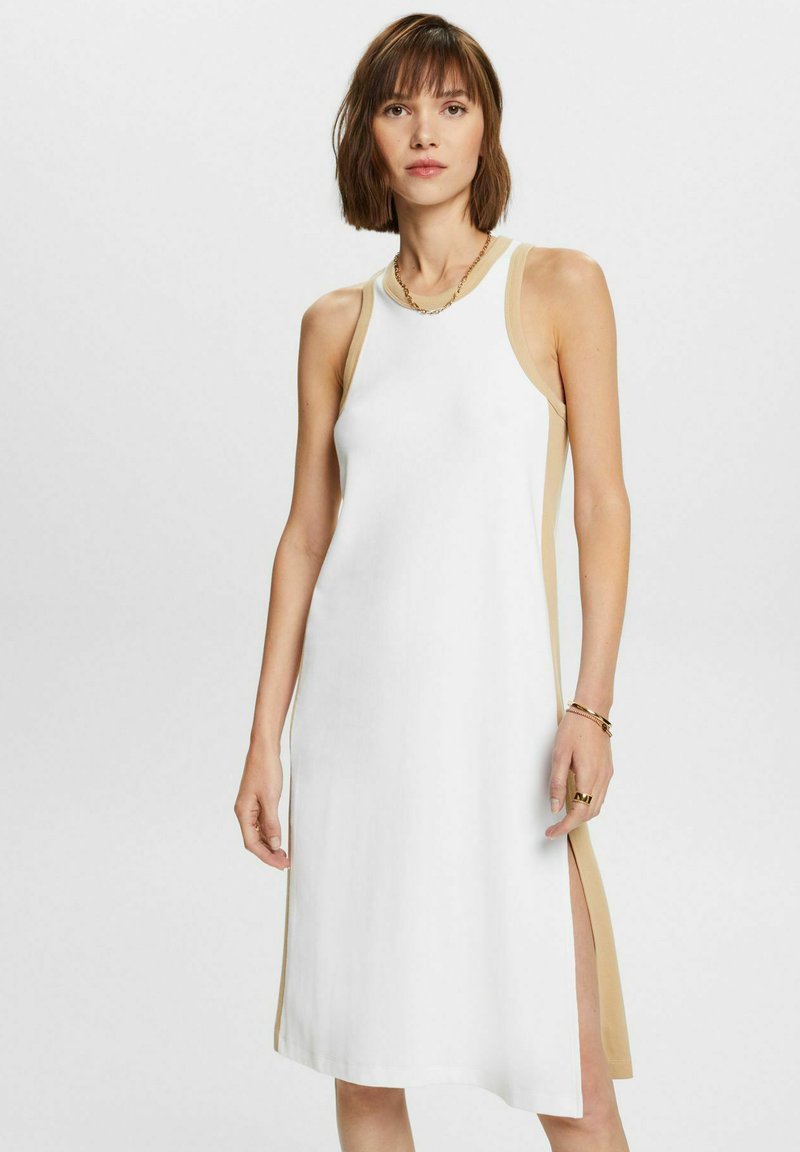 Esprit Collection DRESSES KNITTED - Gebreide jurk - white/wit - Zalando.nl