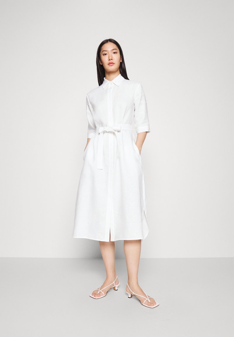 Max Mara Leisure PRUGNA - Day dress - bianco ottico/white - Zalando.co.uk