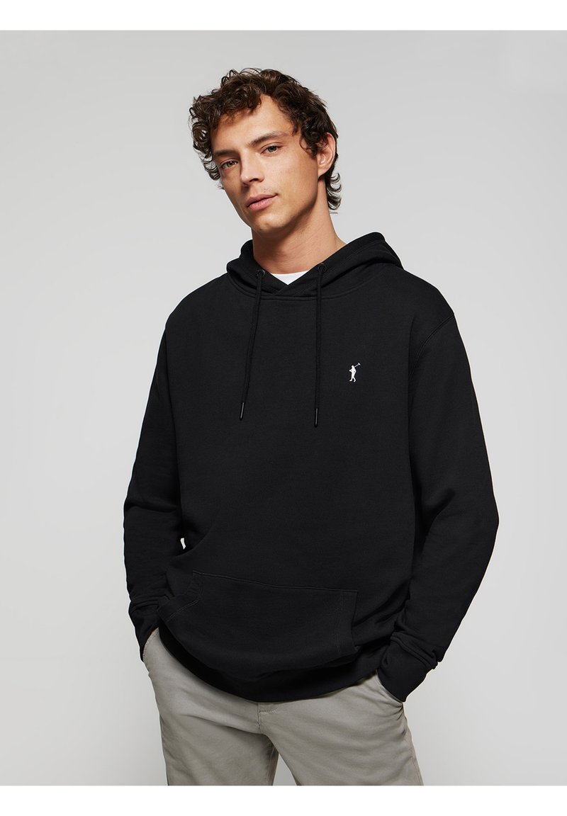 Polo Club RIGBY GO - Jersey con capucha - black/negro - Zalando.es