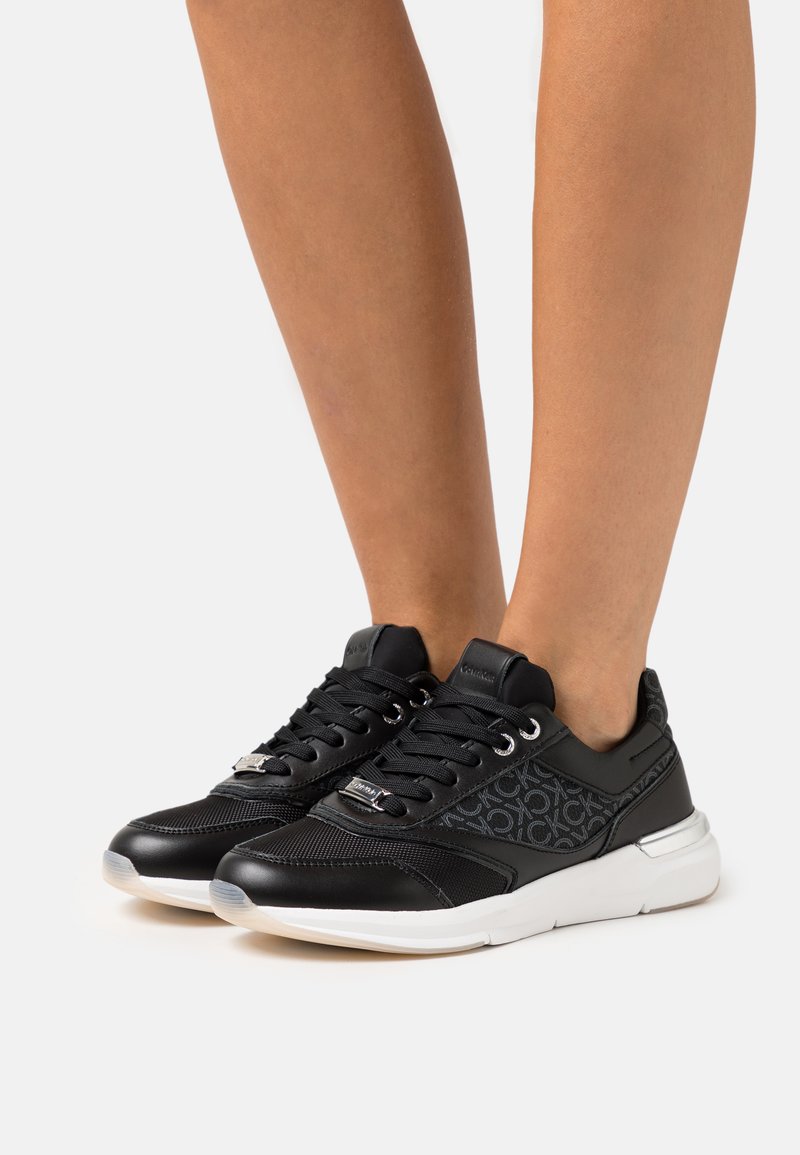 Calvin Klein FLEXI RUNNER - Baskets basses - black mono/noir - ZALANDO.FR