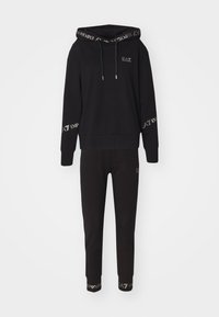 EA7 Emporio Armani TRACKSUIT - Survêtement - nero/noir - ZALANDO.FR