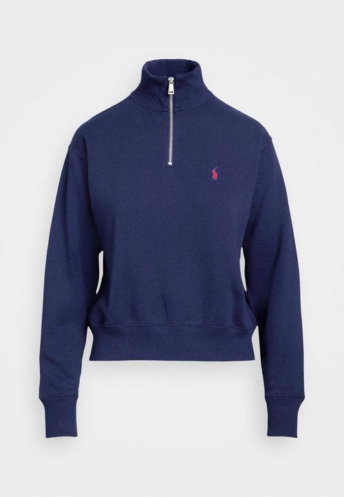 Polo Ralph Lauren LONG SLEEVE JERSEY CREWNECK TEE - Pitkähihainen paita - cruise navy/sininen ...
