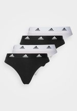 adidas Sportswear THONG 4 PACK - String - black/white/schwarz - Zalando.at