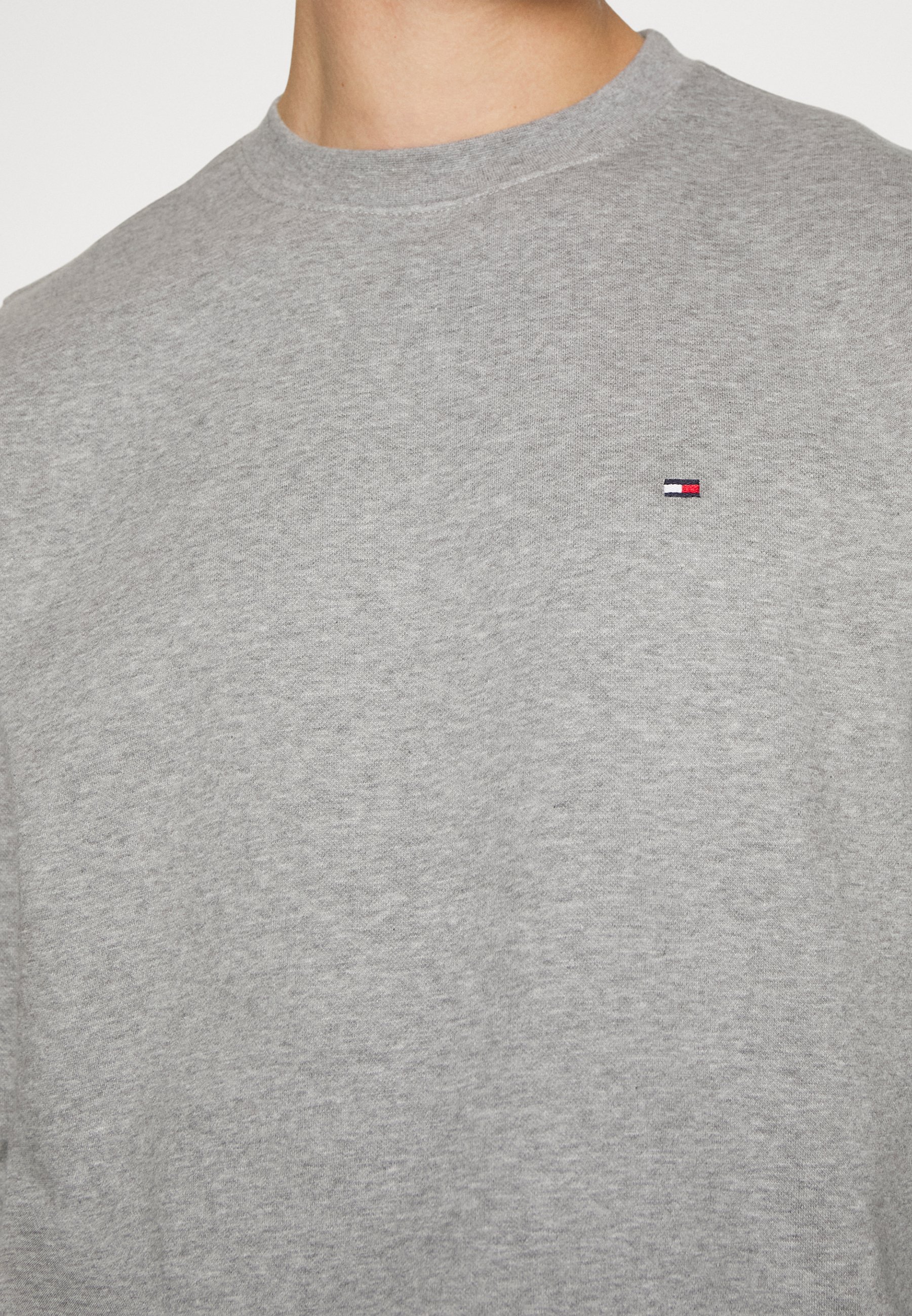Tommy Hilfiger FLAG LOGO Sweatshirt medium grey heather grau meliert Zalando