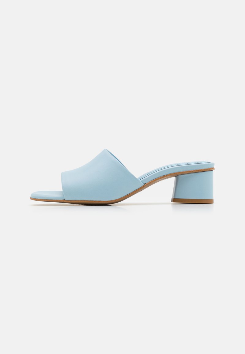 Samsøe Samsøe SAEMMA - Heeled mules - blue heron/light blue - Zalando.co.uk