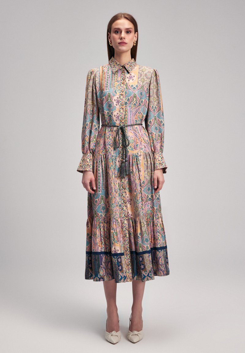 adL Shirt dress - plaid lilac/lilac - Zalando