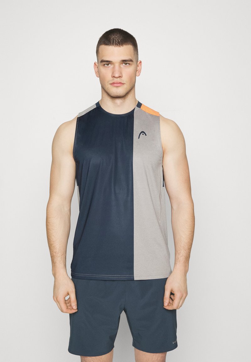 Head PADEL TANK MEN - Top - grey/orange/gris - Zalando.es