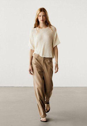 Massimo Dutti AUS PREMIUM - Basic T-shirt - black - Zalando.co.uk