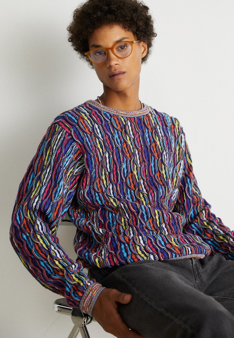 Carlo Colucci Neule - navy/tummansininen - Zalando.fi