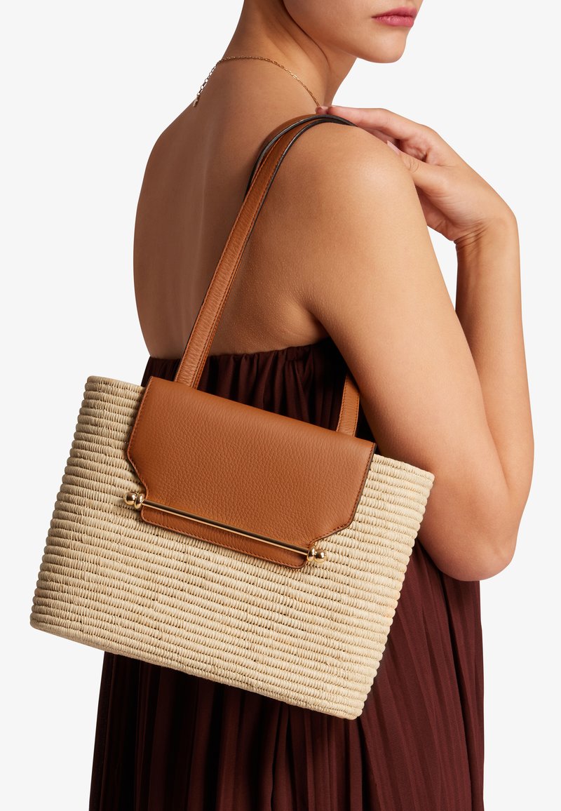 Strathberry SMALL - Sac à main - tan/marron clair - ZALANDO.BE