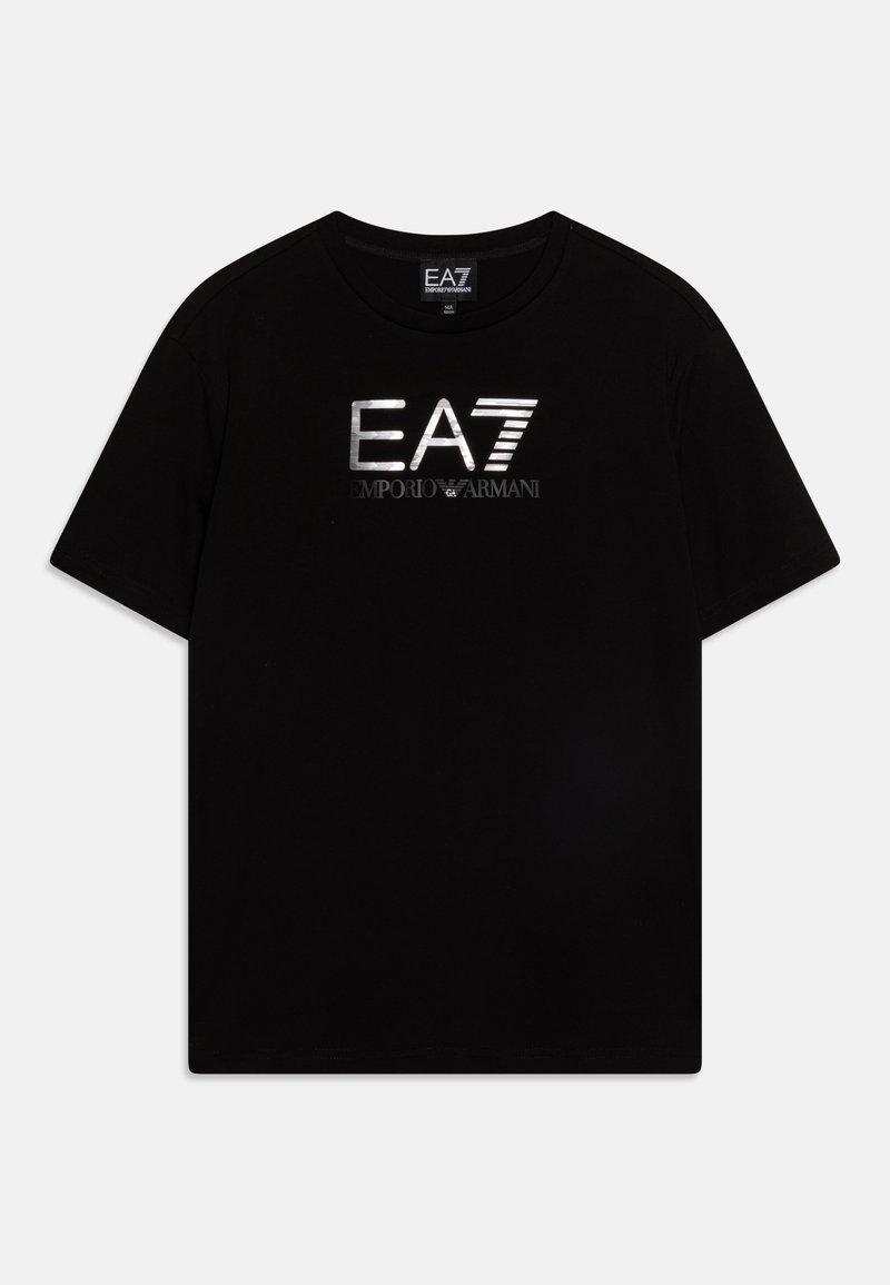 EA7 Emporio Armani UNISEX - Print T-shirt - black - Zalando.ie