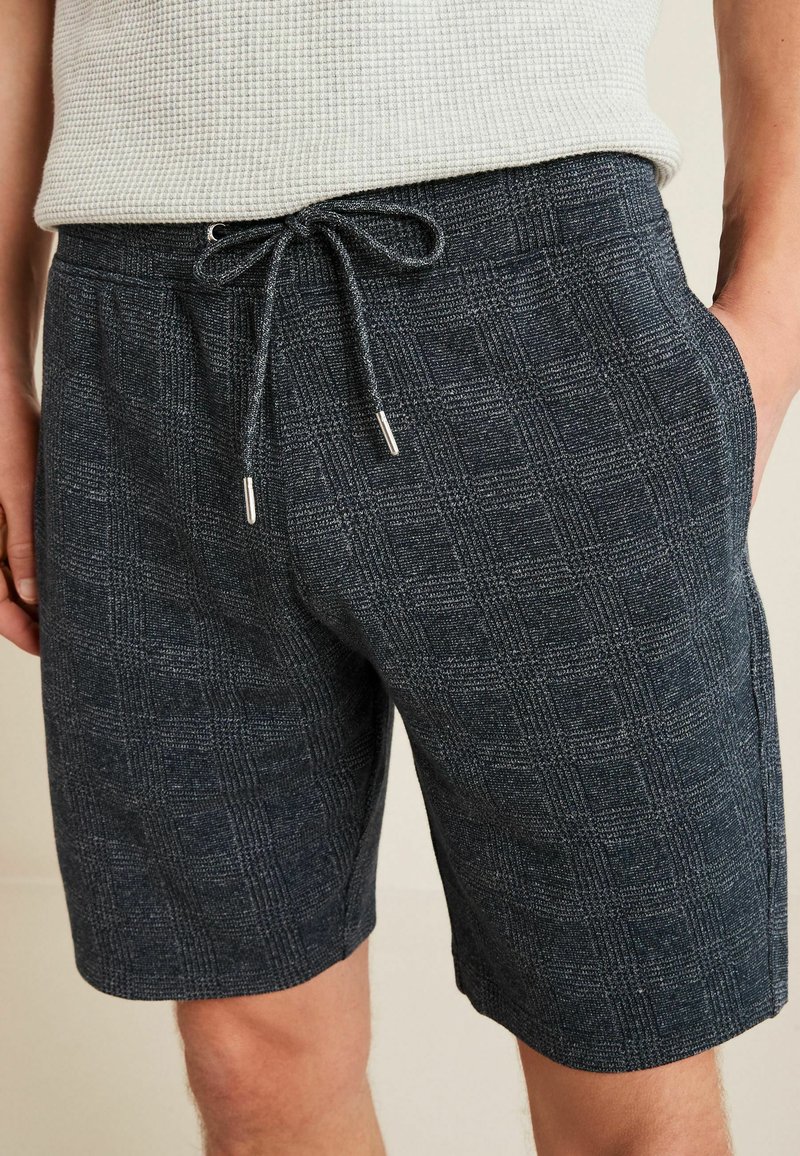Next CHECK JERSEY SHORTS - Shorts - navy blue/blu - Zalando.it