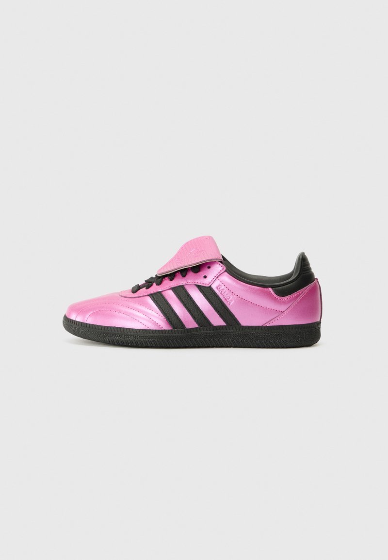 adidas Originals SAMBA - Trainers - core black/pink - Zalando.co.uk