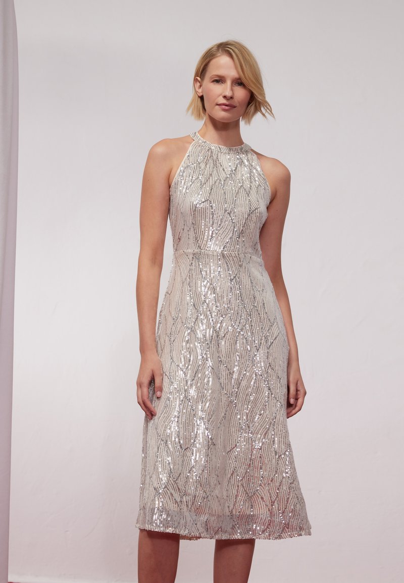 Anna Field Robe de soirée - beige/silver/beige - ZALANDO.FR