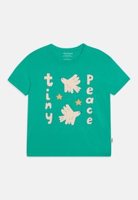 TINYCOTTONS PEACE TEE UNISEX - T-shirt print - emerald/groen - Zalando.nl