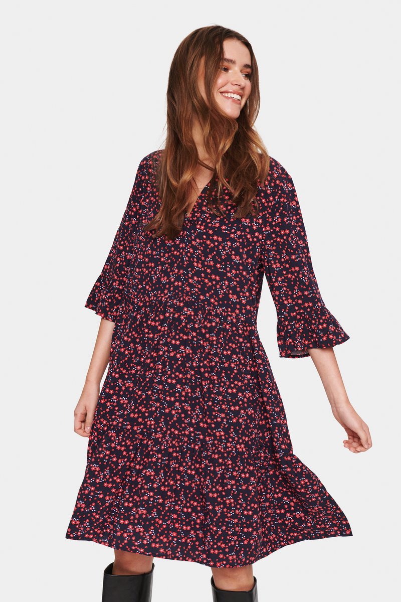 Saint Tropez EDASZ - Freizeitkleid - night sky naive flower/dunkelblau ...