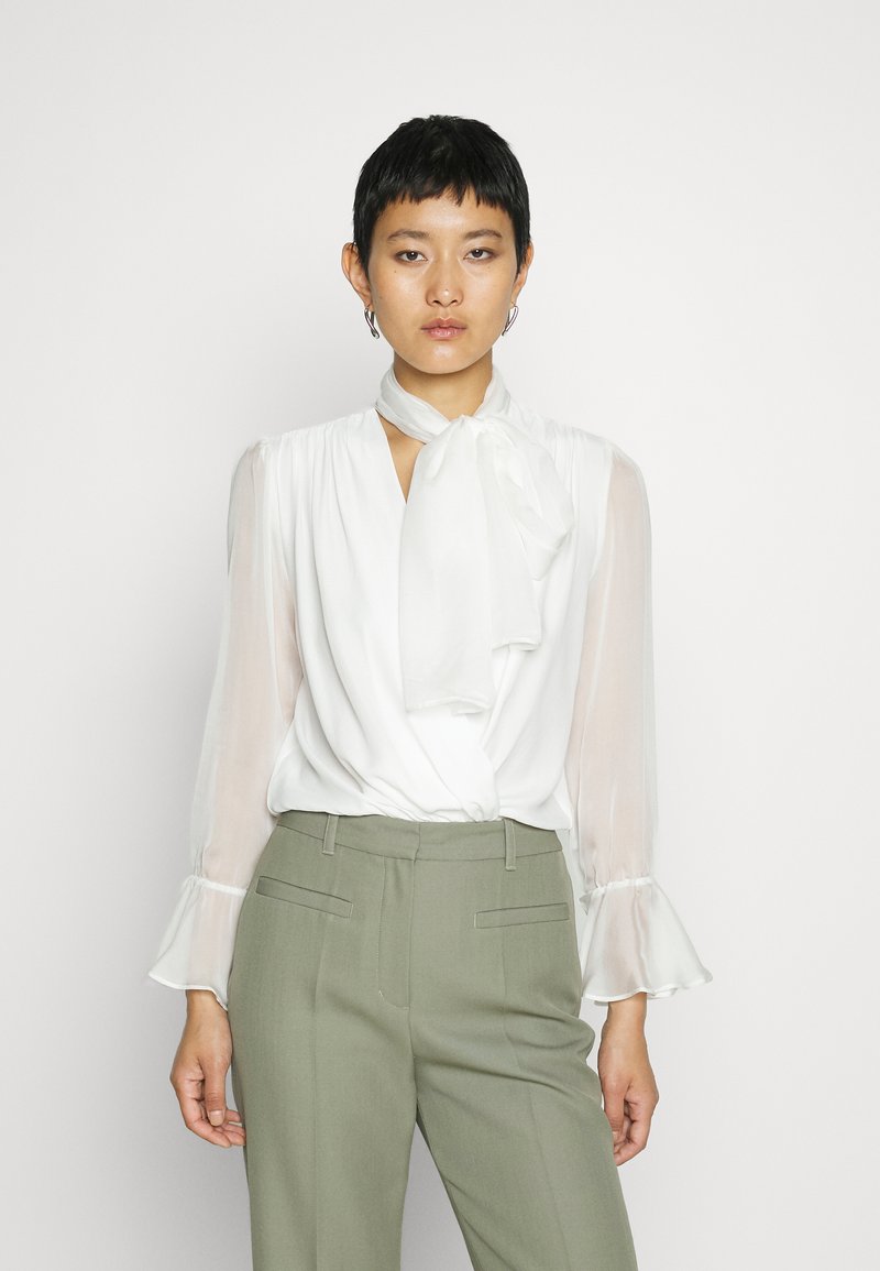 Pinko PARTICELLA BODY - Blouse - white - Zalando.ie