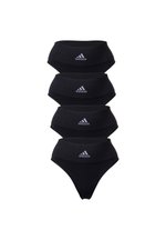 adidas Performance 4 PACK - String - schwarz/svart - Zalando.se