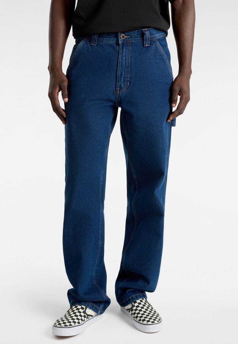 Vans DRILL CHORE CARPENTER RELAXED - Jeans Relaxed Fit - dark denim ...