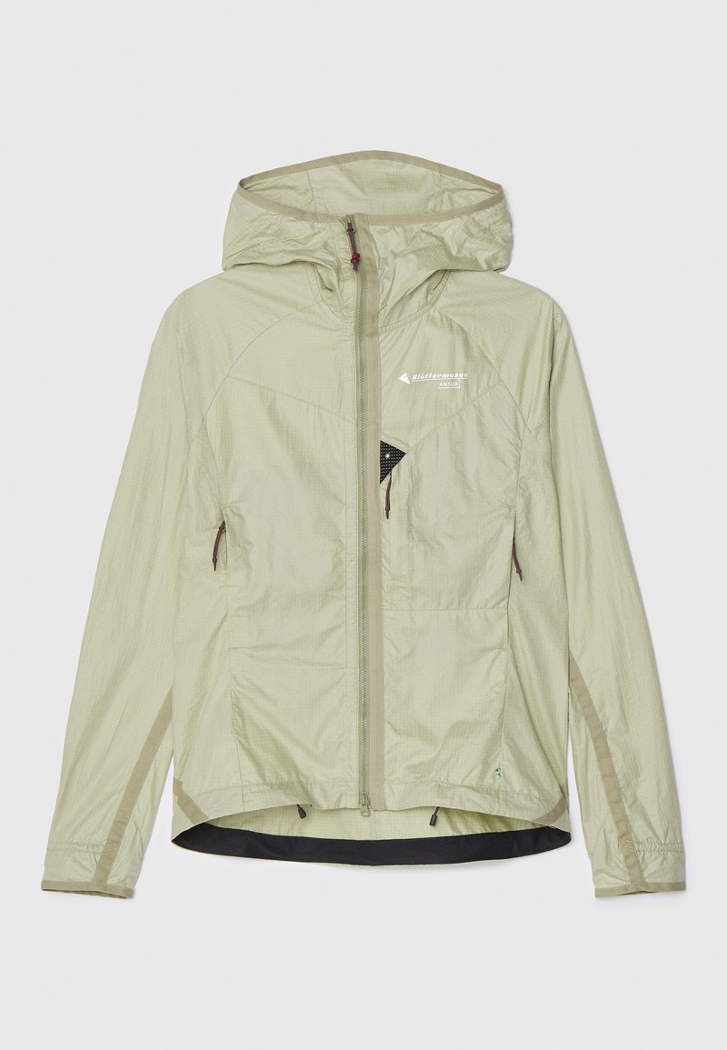 Klättermusen ANSUR HOODED JACKET - Windbreaker - swamp green/silver ...