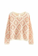 Next REGULAR FIT - Jumper - peach pink/pink - Zalando