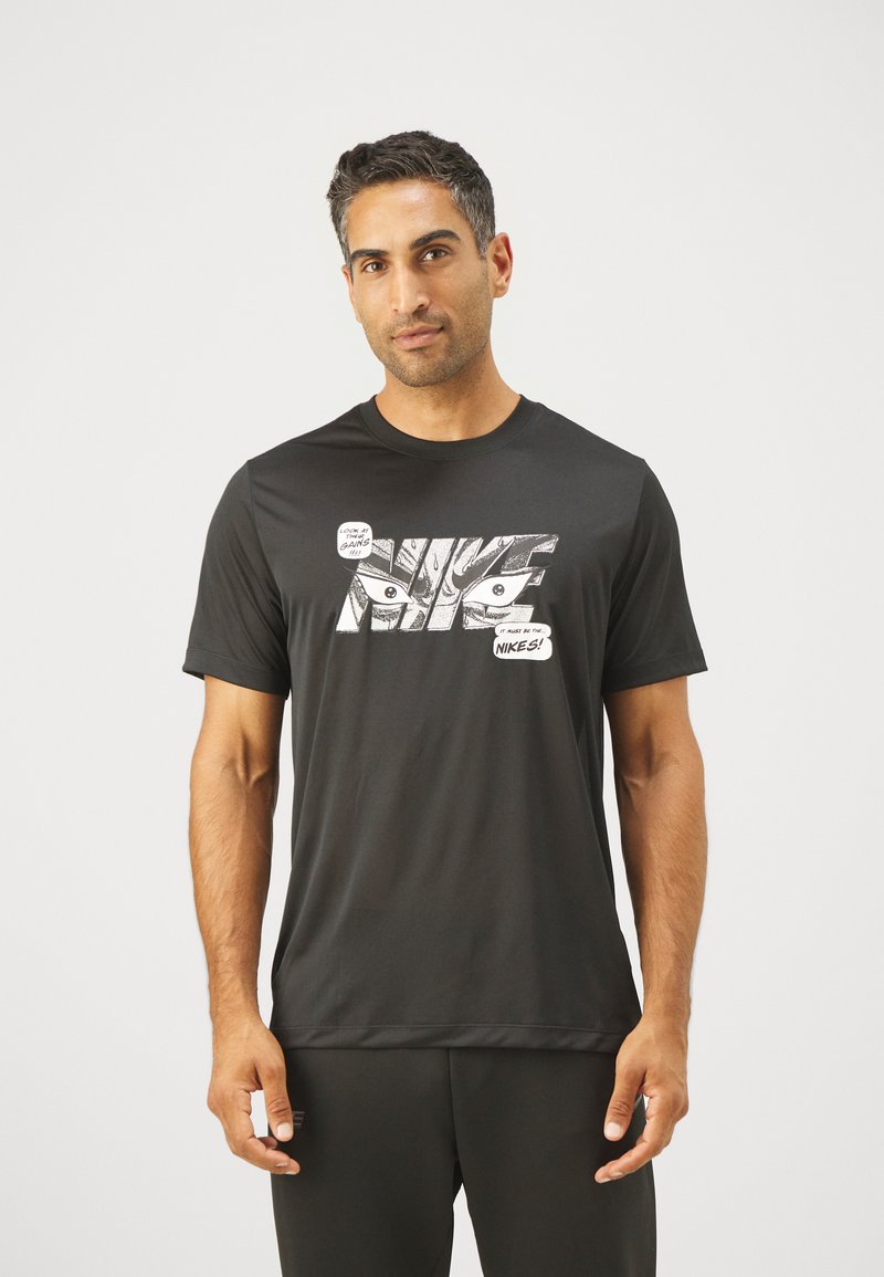 Nike Performance TEE - Sports T-shirt - black - Zalando.ie