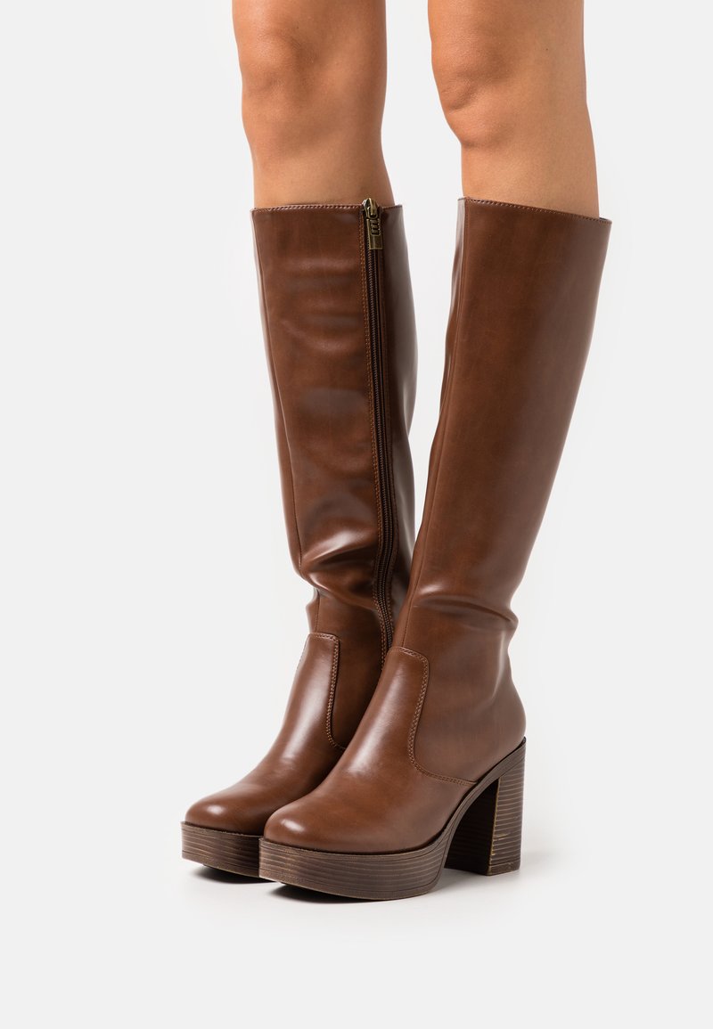 mtng NEW - Platåstøvler - moka/brun - Zalando.no