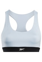 Reebok RACER - Sport-BH mit mittlerer Stützkraft - pale blue/blau ...