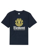 Element VERTICAL TEES - T-Shirt print - eclipse navy/dunkelblau ...