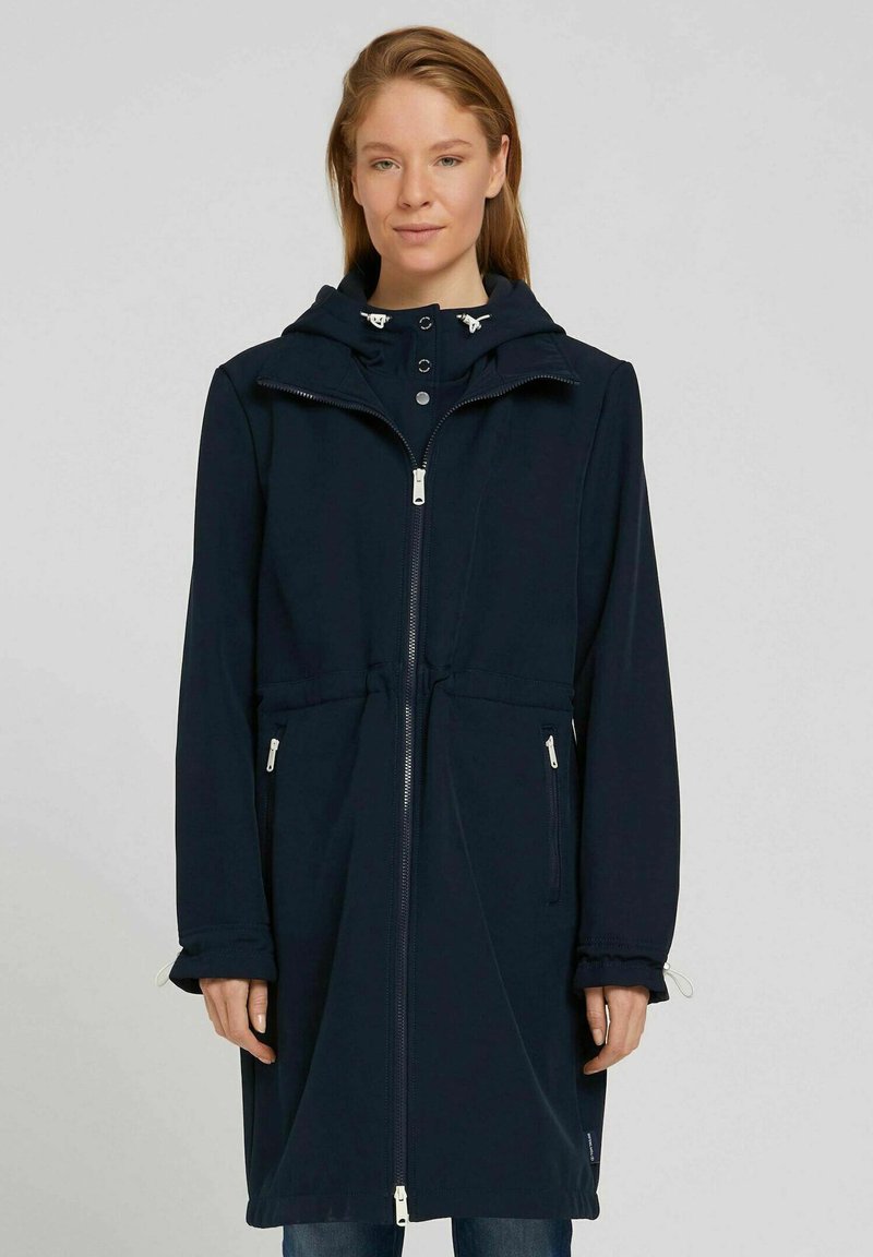 TOM TAILOR MIT FLEECE-FUTTER - Cappotto corto - sky captain blue/blu ...