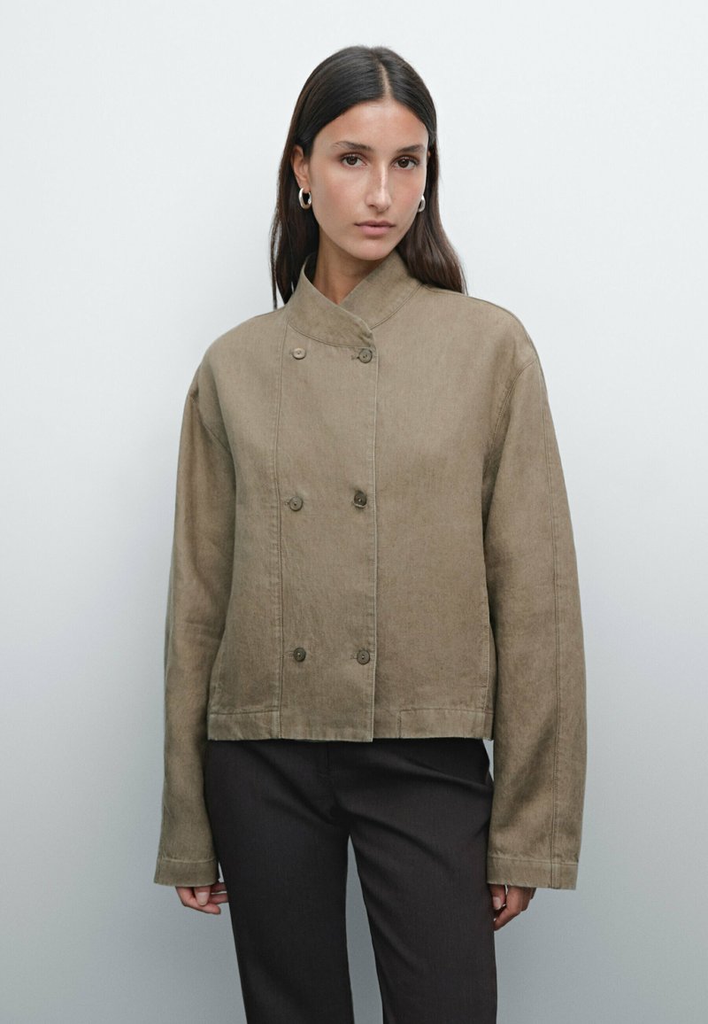 Massimo Dutti Summer jacket - brown - Zalando