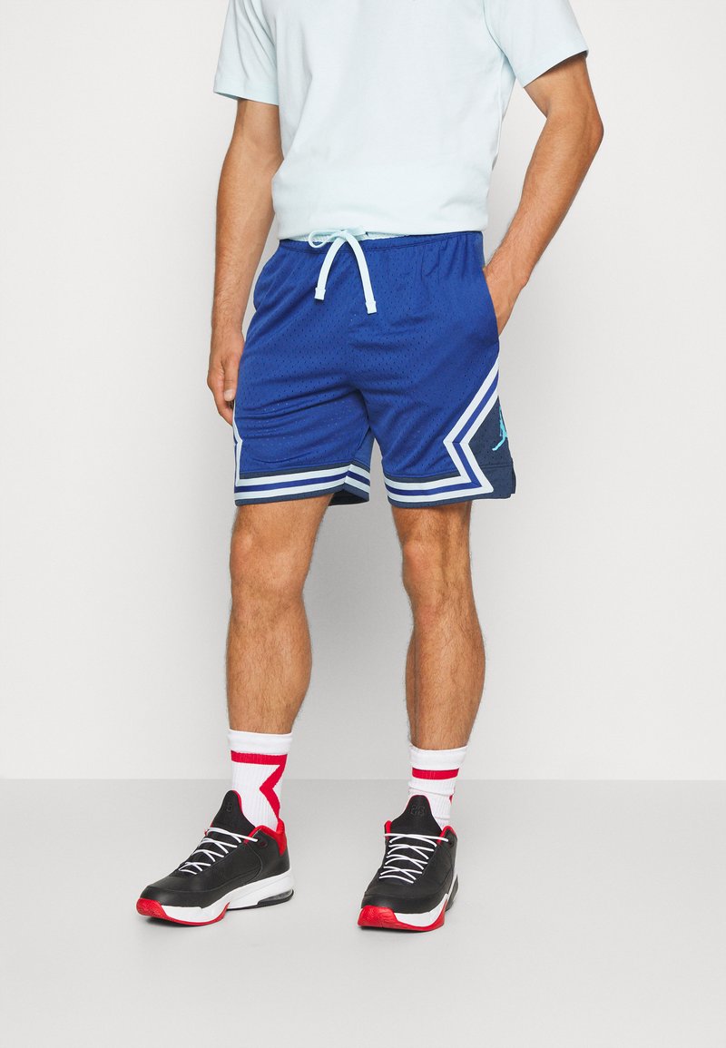 Jordan M J DF AIR DMND SHORT - Sports shorts - french blue/armory navy ...