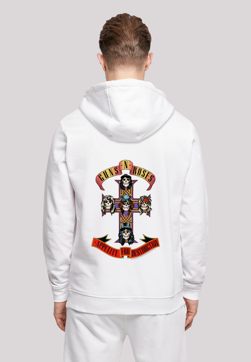 F4NT4STIC GUNS N ROSES BAND APPETITE FOR DESTRUCTION - Hoodie - white ...