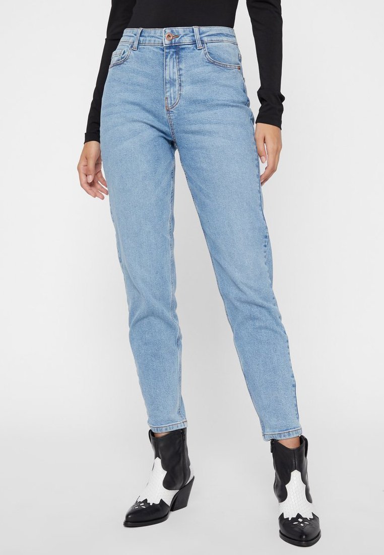 Pieces Jeans Slim Fit - light blue denim/light-blue denim - Zalando.de