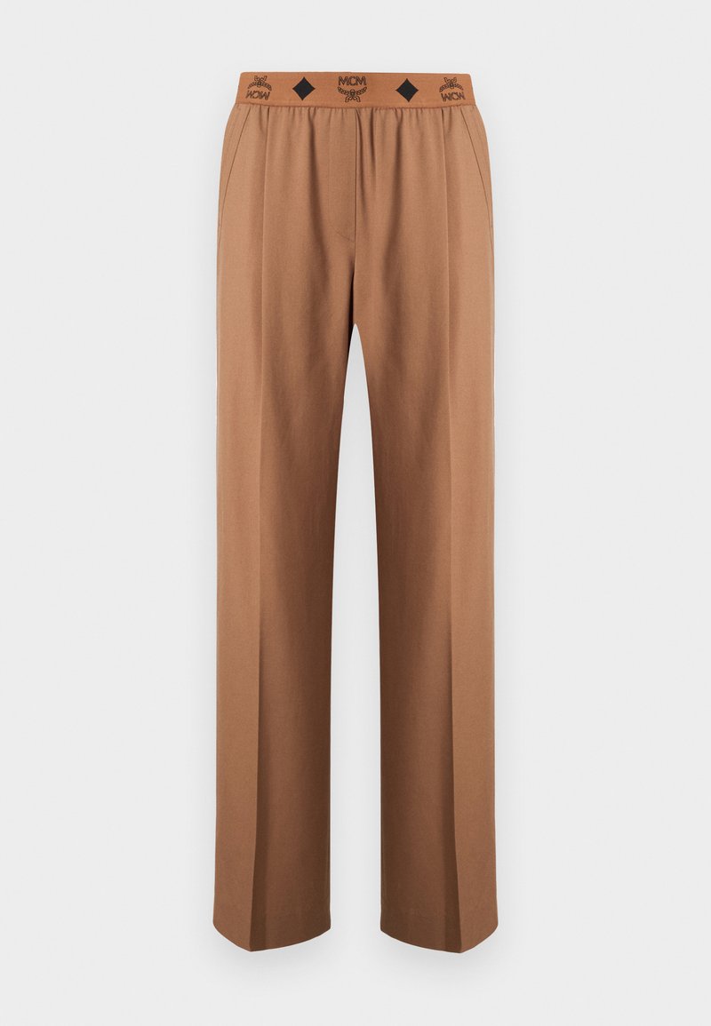 MCM PANTS - Trousers - light brown/cognac - Zalando.co.uk