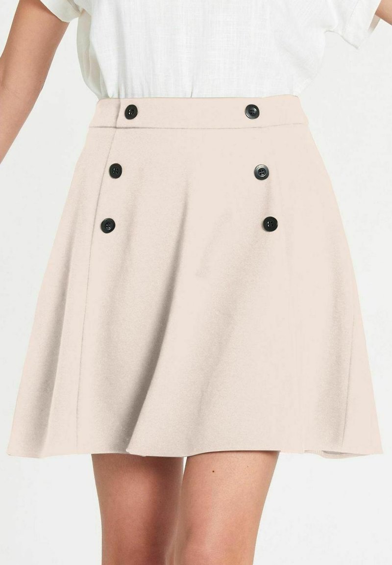 Jascha Stockholm BLAZE - A-linjainen hame - beige - Zalando.fi