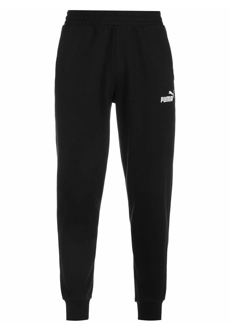 Puma ESSENTIALS ELEVATED JOGGING - Tracksuit bottoms - puma black/black ...