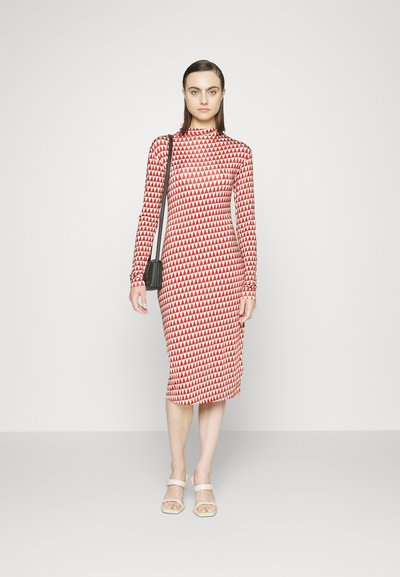 Tiger of Sweden ALIGRA - Jerseykjole - print/mørkerød - Zalando.no