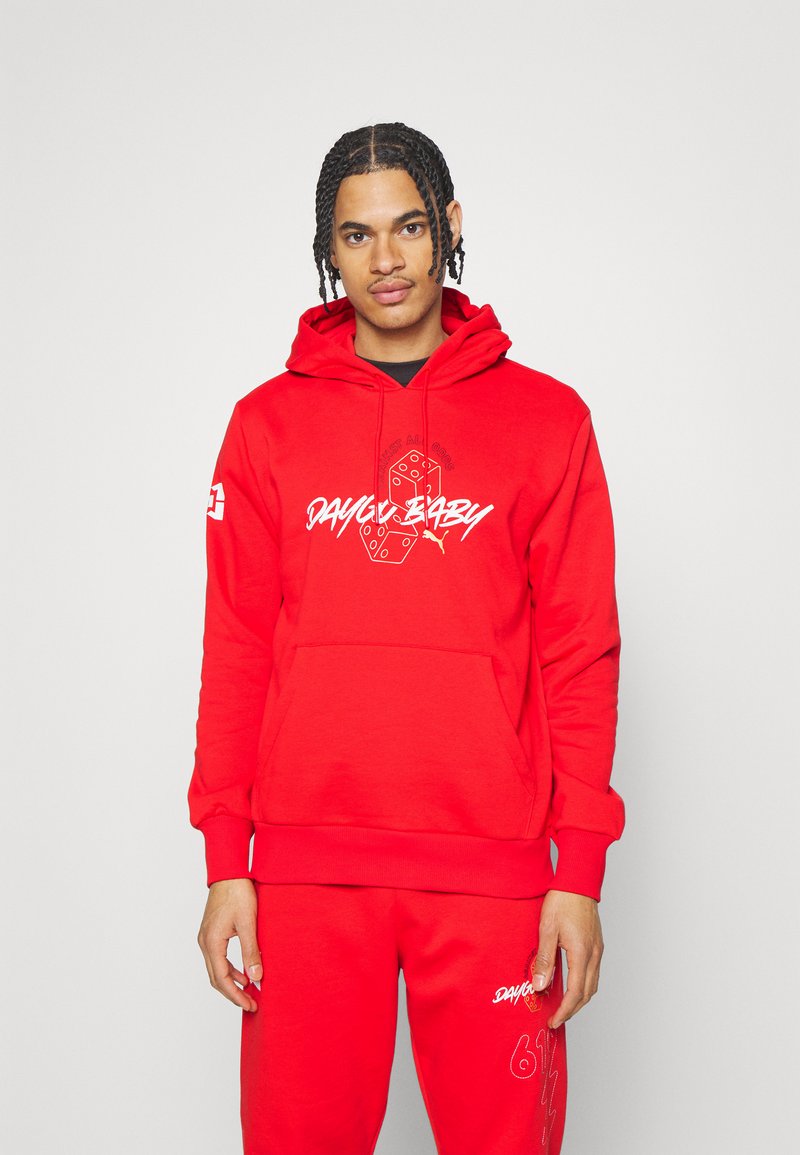 Puma PUMA X MIKEY DAYGO HOODIE - Hoodie - red - Zalando.ie