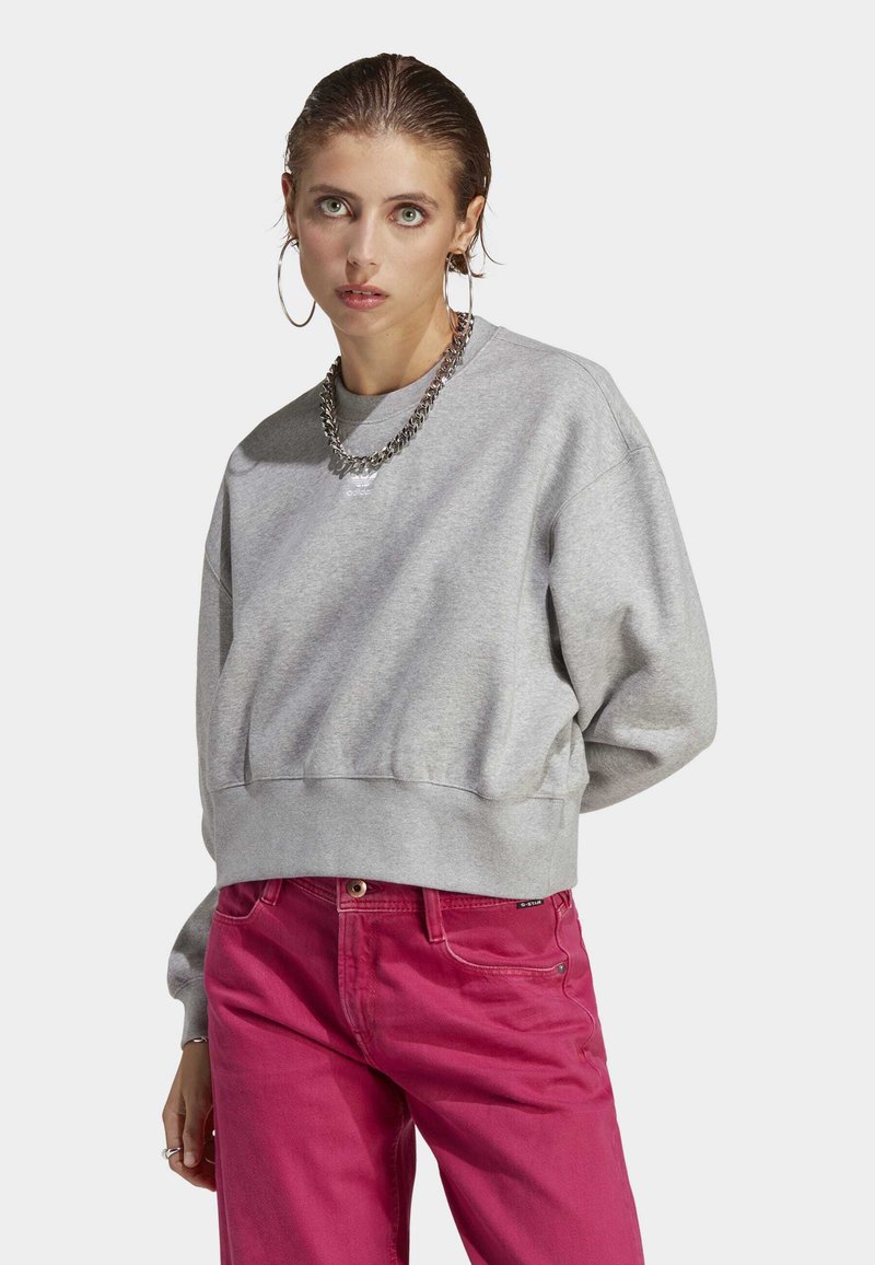 adidas Originals ADICOLOR ESSENTIALS CREW - Sweater - medium grey ...