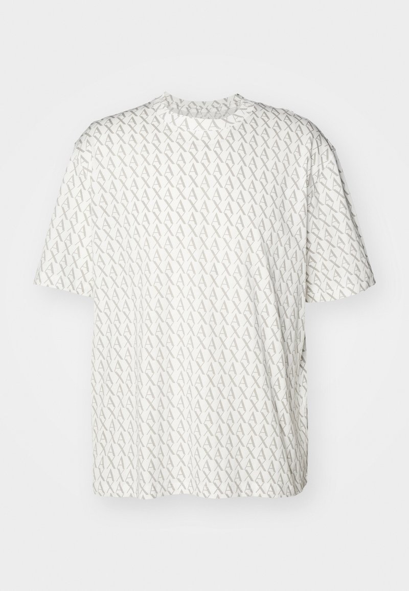 Armani Exchange T-SHIRT REGULAR FIT - T-shirts print - off white/ash ...