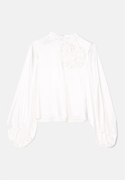DESIGNERS REMIX LILIAN SLEEVE - Blouse - cream/off-white - Zalando.co.uk