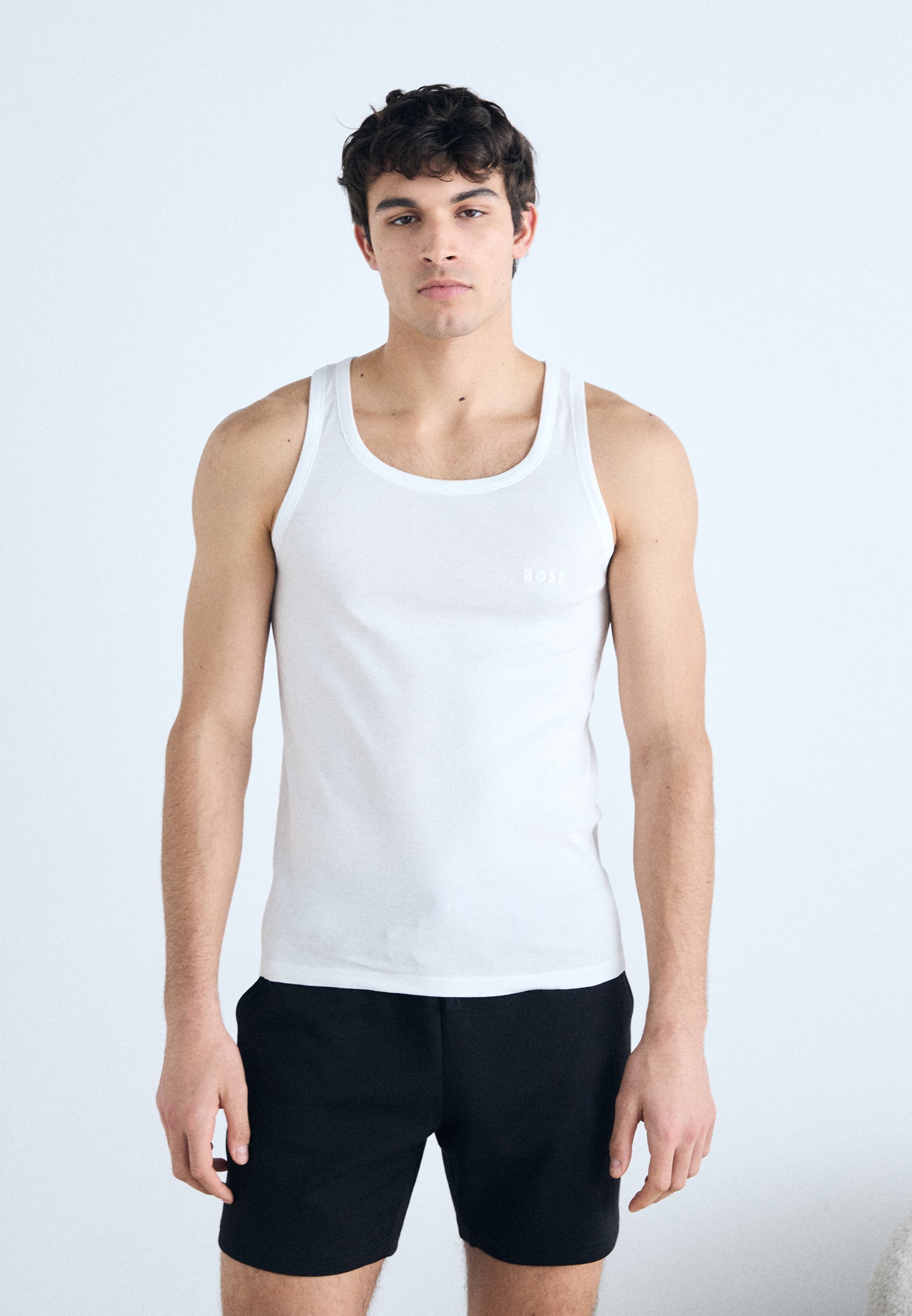 BOSS TANK TOP ORIGINAL Caraco white blanc ZALANDO.FR