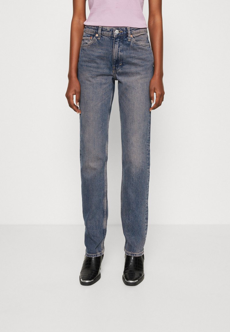 Weekday SMOOTH HIGH - Blugi slim fit - red cast/roșu - Zalando.ro